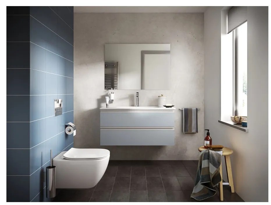 Ideal Standard Tesi - Závěsné WC s deskou SoftClose, AquaBlade, bílá, T354601