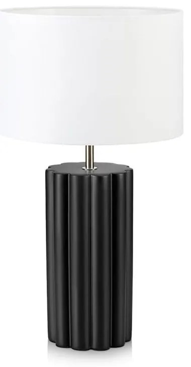 Černá stolní lampa Markslöjd Column, výška 44 cm