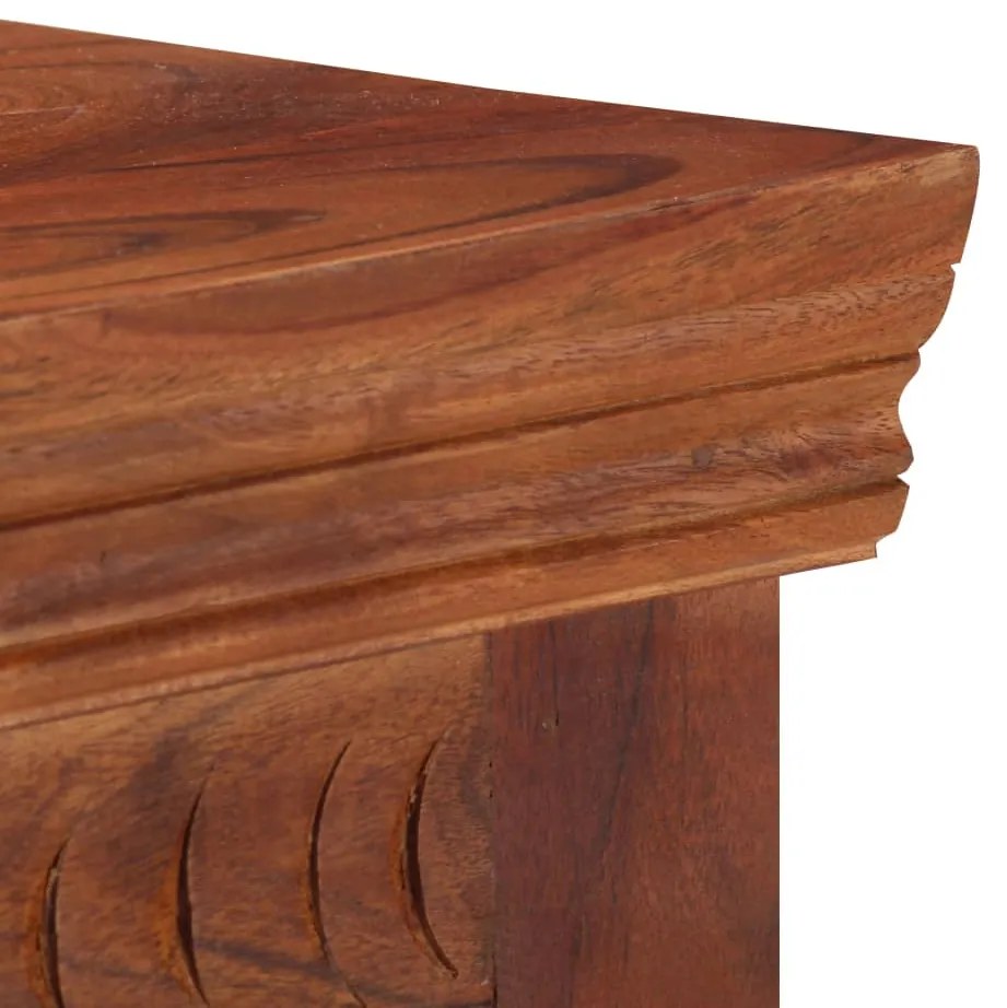 Příborník 50 x 30 x 100 cm masivní akáciové dřevo - Default Title