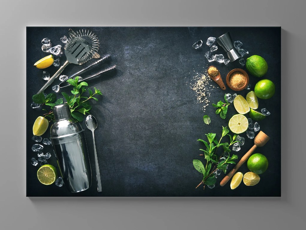 Obrazy mojito ingredience Rozměr: 60 x 40 cm