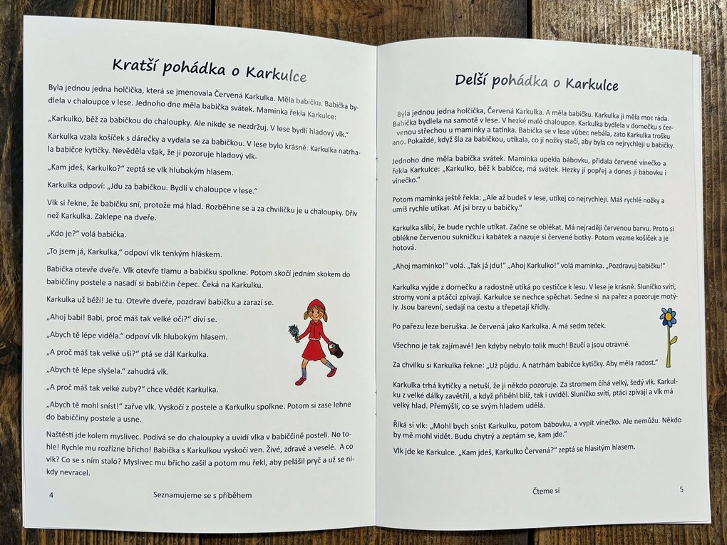 MARIONETINO Pohádkový program Červená Karkulka