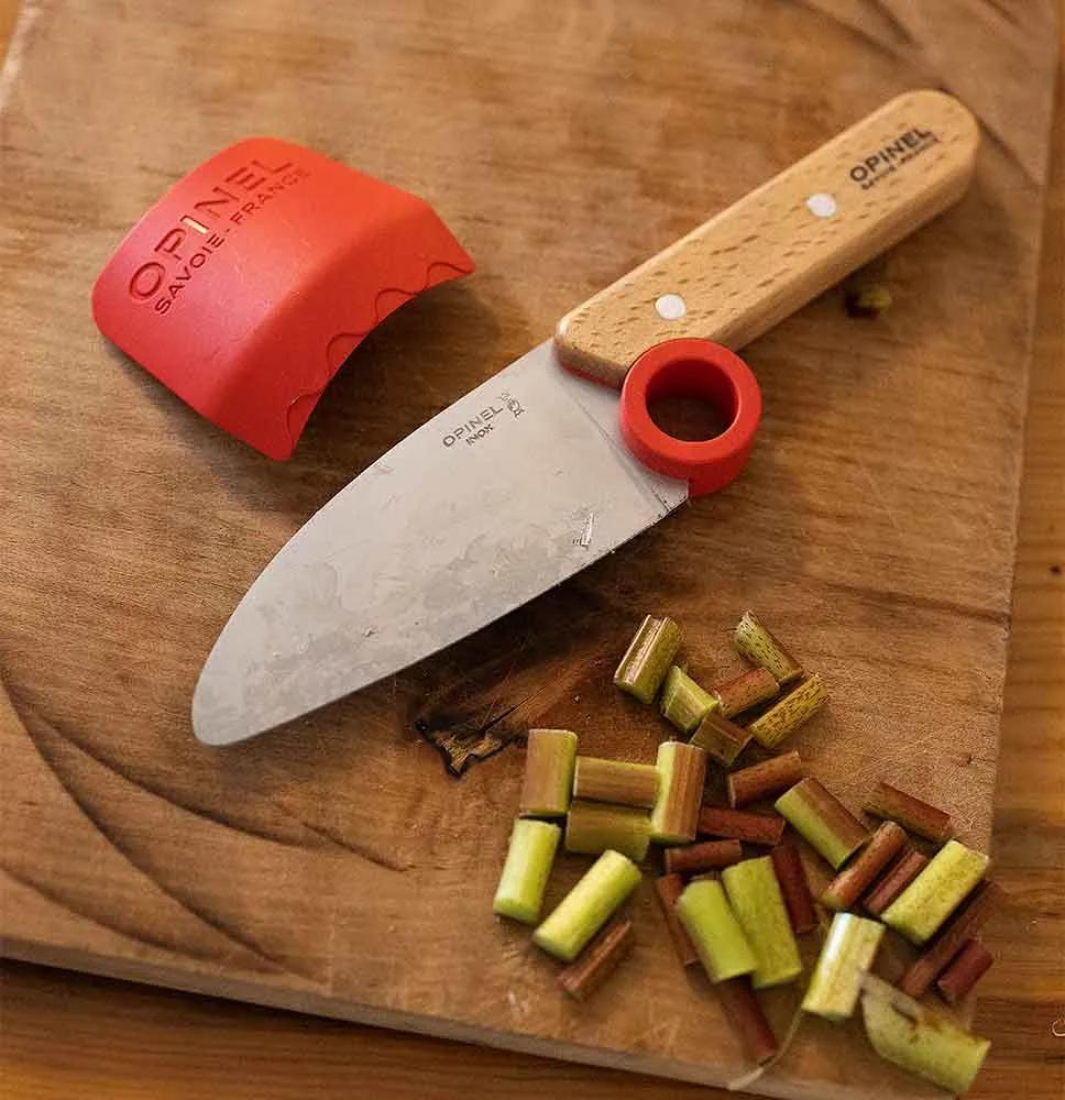 Opinel Dětský nůž + chránič prstů Le Petit Chef