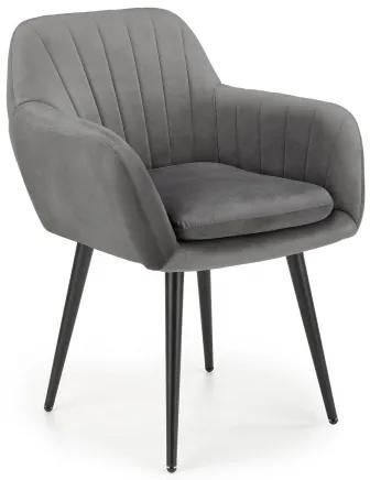 Halmar jídelní židle K429 barva: šedá