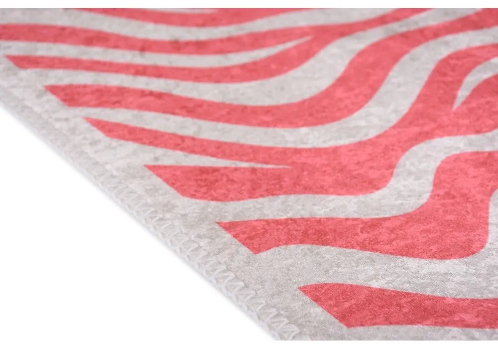 Růžový pratelný koberec 60x100 cm Red Zebra – Vitaus