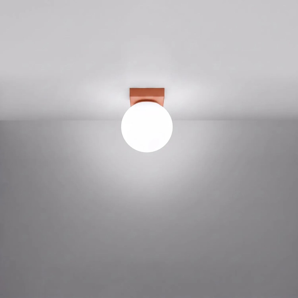 Sollux Lighting Stropní svítidlo YOLI 1 okrově červené