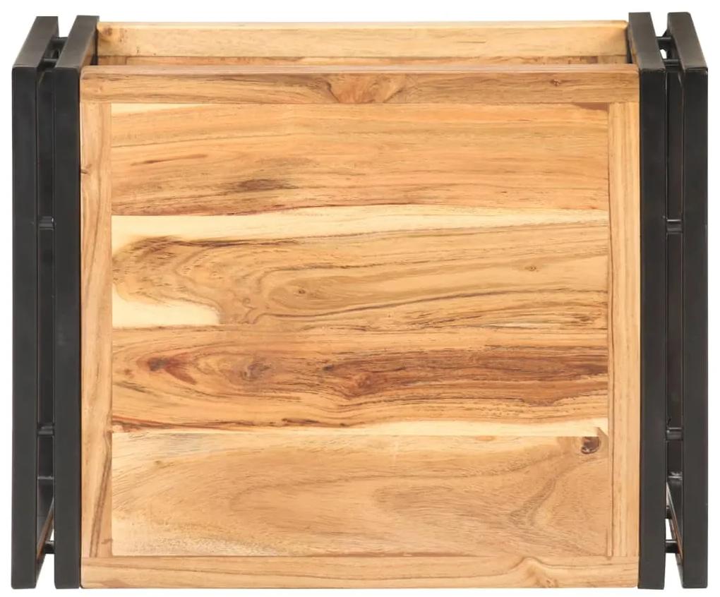 Odkládací stolek Purleigh - 40x30x40 cm | masivní akáciové dřevo