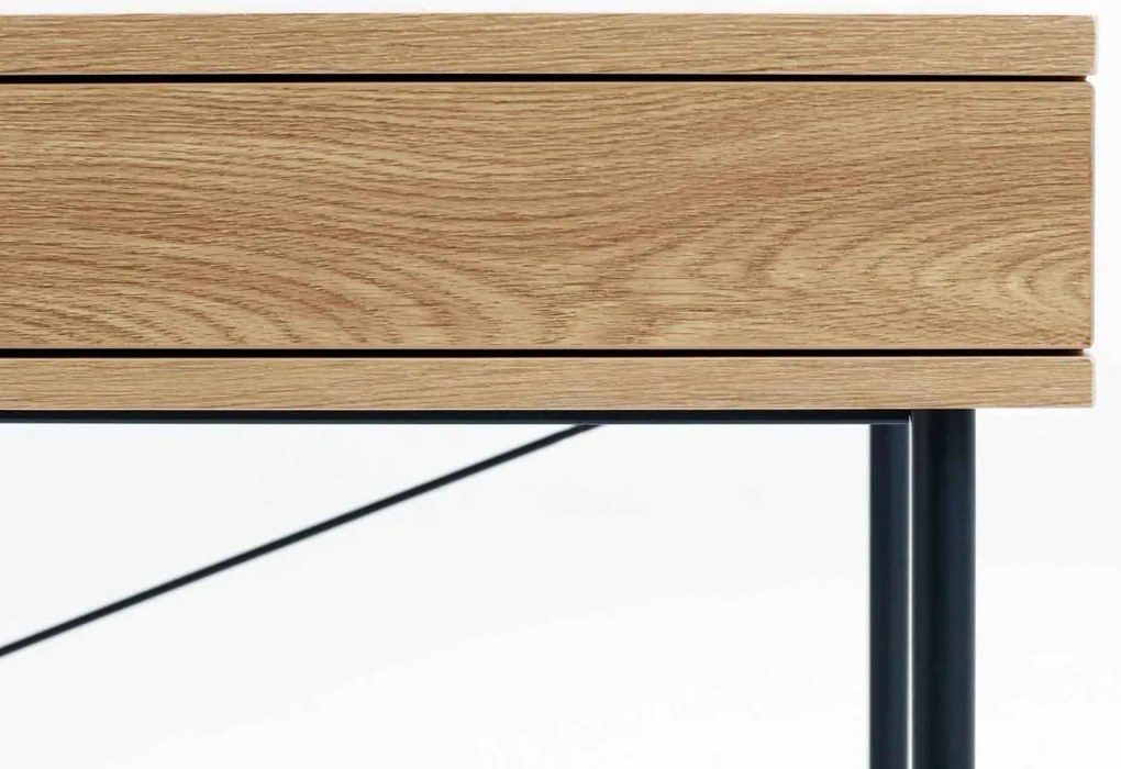Designový psací stůl Lakshmana 120 cm přírodní dub