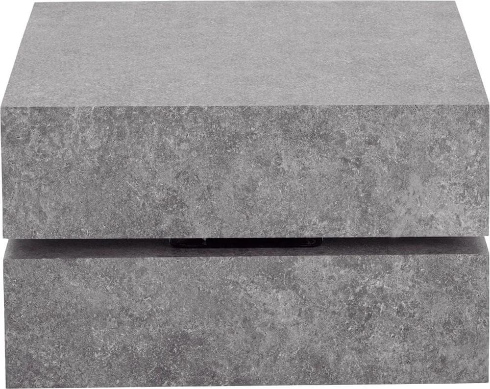 Danish style Konferenční stolek Pac, 60 cm, pohledový beton