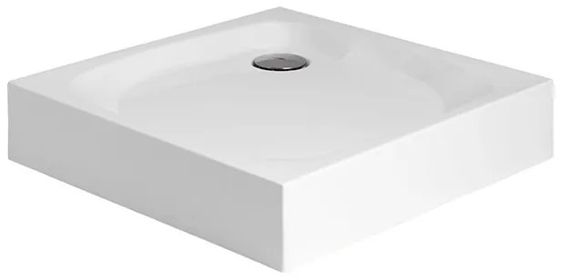 Polimat Kompaktní čtvercová akrylátová sprchová vanička New Style 1 80x80 (90x90) Barva: Bílá, Rozměry (cm): 90x90