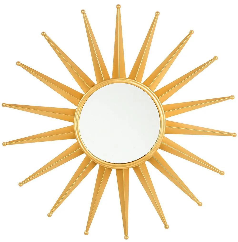 Nástěnné zrcadlo zlaté ø60 cm PERELLI Beliani