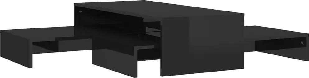 vidaXL Sada konferenčních stolků 100 x 100 x 26,5 cm dřevotříska [806802] Barva: Bílá