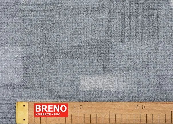 Breno Metrážový koberec EDITOR 95, šíře 400 cm, Šedá