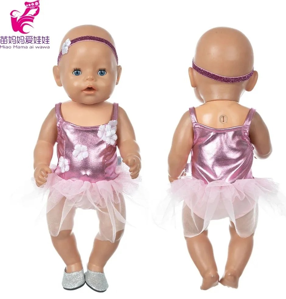 Oblečky pro panenky Baby Born - 43 cm Varianta: 17) růžový set se sukní