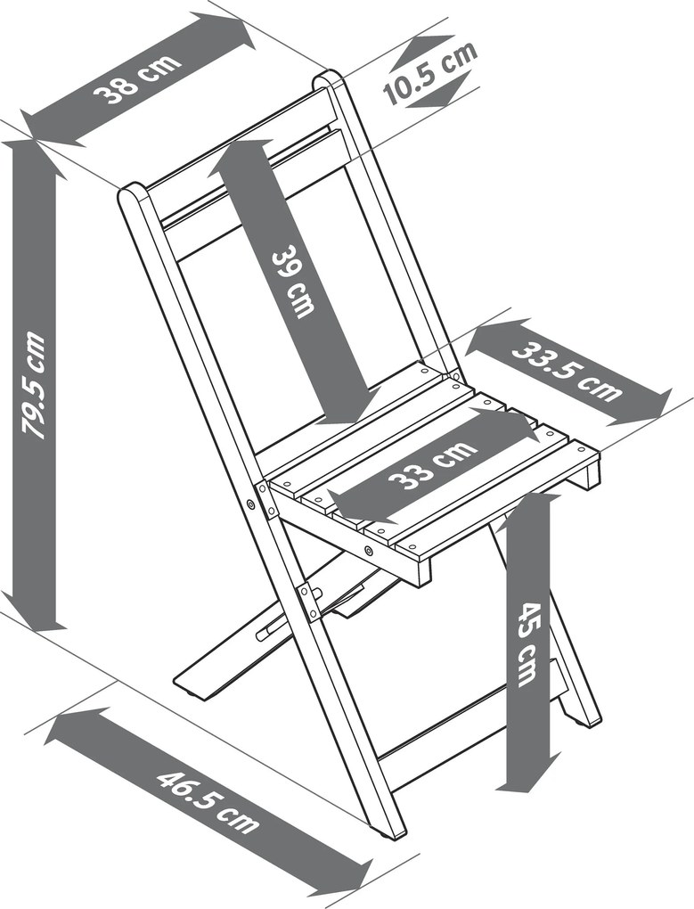 Tchibo - Balkónová jídelní souprava »Lenja« s regálem - barva: hnědá