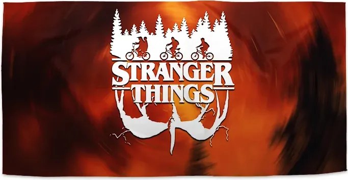 Sablio Ručník Stranger Things Glow - 30x50 cm