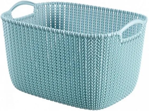 KNIT košík 19L - světle modrá CURVER R36484