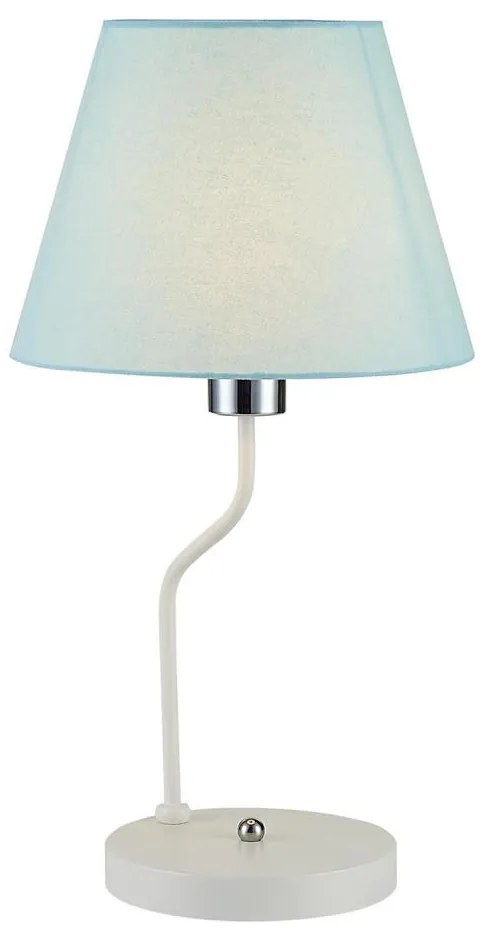 Stolní lampa YORK 1xE14/60W/230V bílá/modrá