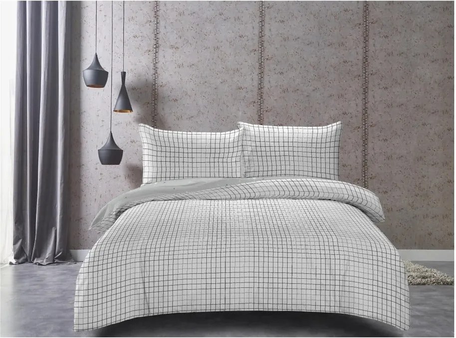 Povlečení z bavlněného saténu DecoKing Modest, 200 x 220 cm