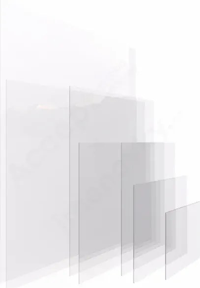 ACCEPT Náhradní plexisklo do dveřní tabulky Plato X 210 x 210 mm (transparentní) - transparentní tabulka