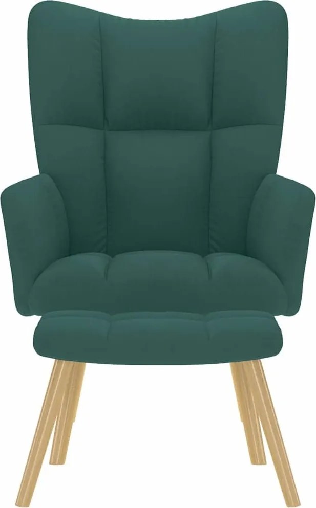 vidaXL Relaxační křeslo s podnožkou textil [4016785] Barva: Hnědá