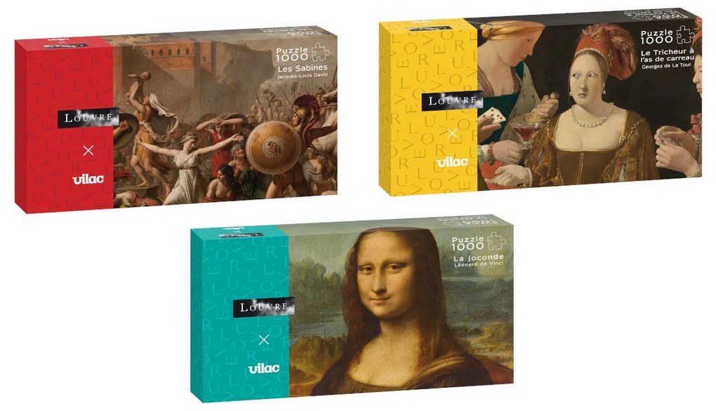 Vilac Puzzle Falešný hráč karet 1000 dílků