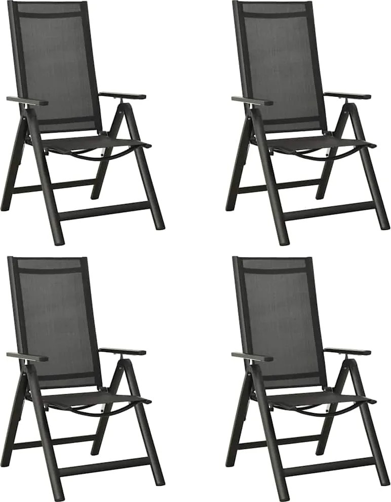 5dílný zahradní jídelní set hliník antracitový 3070633