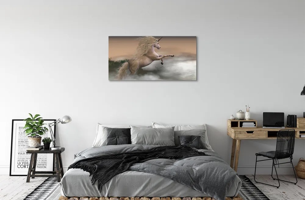 Obrazy na plátně Unicorn mraky 100x50 cm