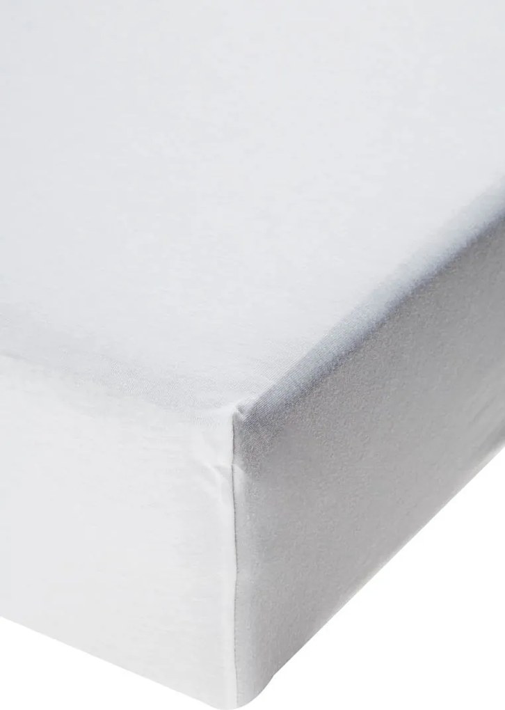 Jersey prostěradlo s elastanem Bílé Rozměr: 200x200 cm