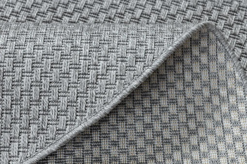 Dywany Łuszczów Kusový koberec Timo 6272 Light grey kruh – na ven i na doma ROZMĚR: 200x200 (průměr) kruh