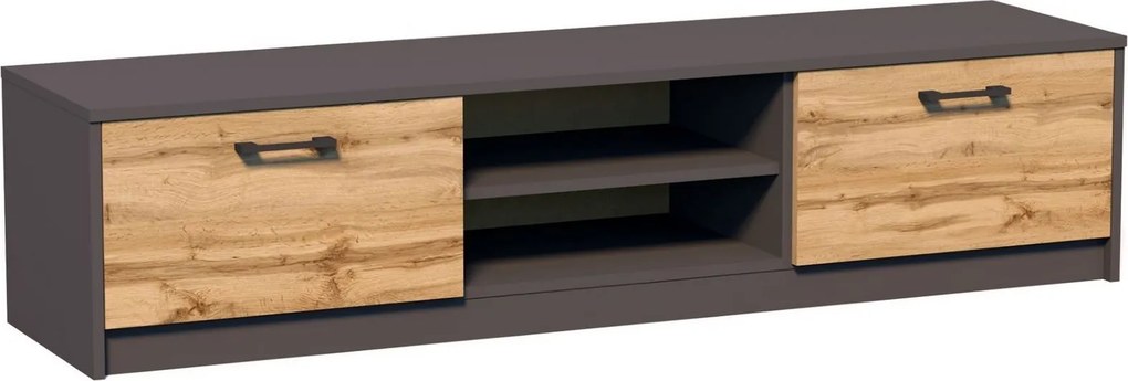 TV stolek MARK 029 grafit/dub wotan