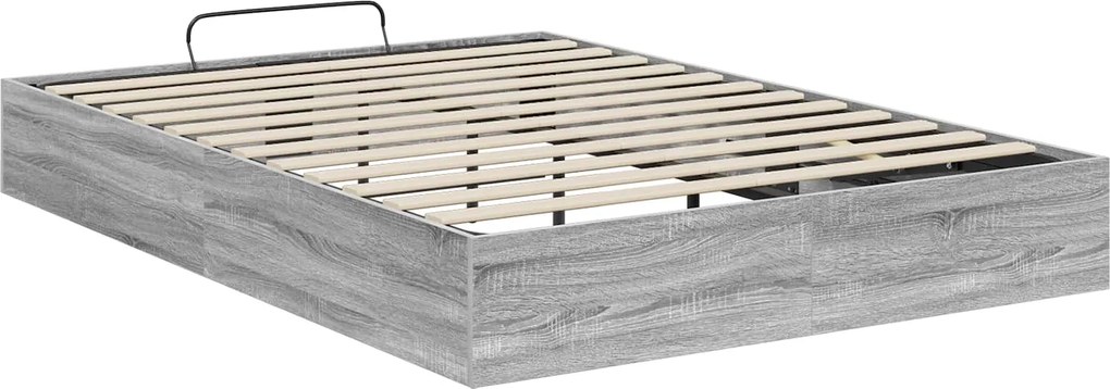 Ottoman postel Šedá Sonoma 203 x 140 x 25 cm Dřevěný materiál 3409234