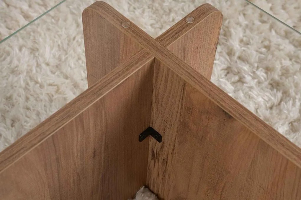 Designový konferenční stolek Rangsey 105 cm atlantská borovice
