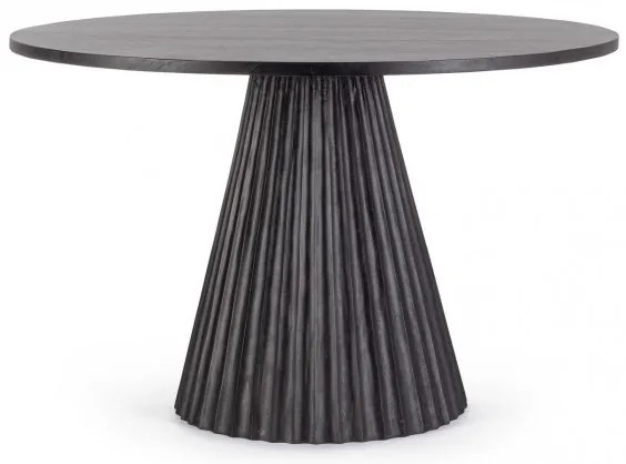 BIZZOTTO Jídelní stůl ORISSA 120 cm černý 0747224