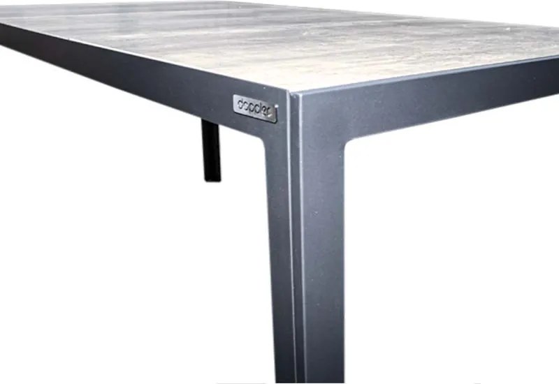Doppler BERGAMO - hliníkový zahradní stůl 180x90x74 cm - Rozbalené zboží (N607)