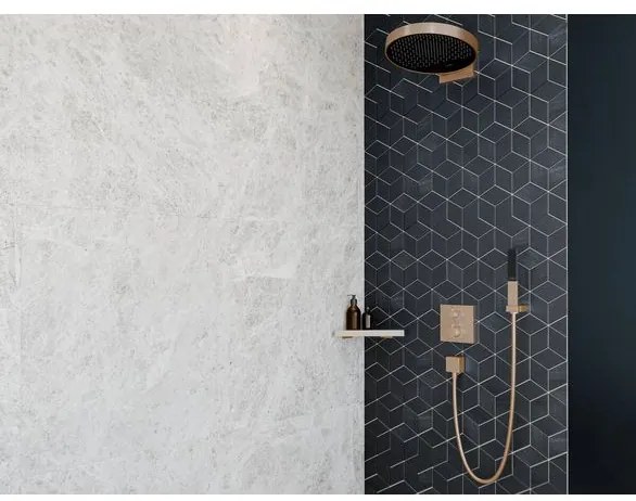 Hansgrohe AddStoris Košík do rohu, kartáčovaný bronz, 41741140