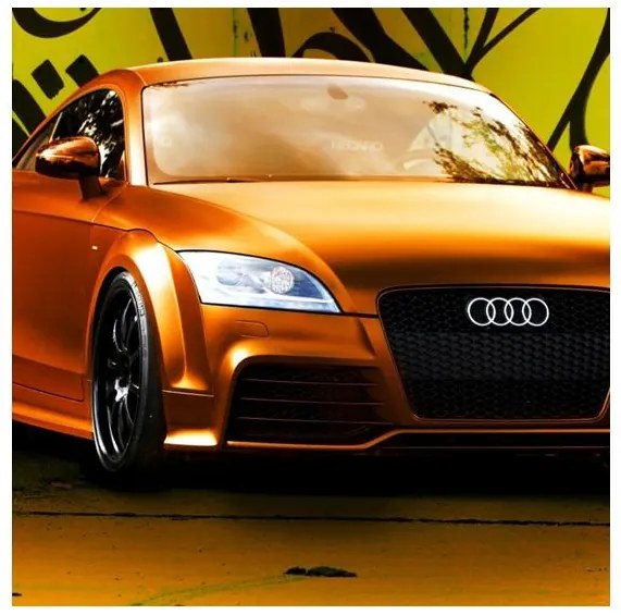 Obraz oranžové Audi (40x40 cm), 40 dalších rozměrů