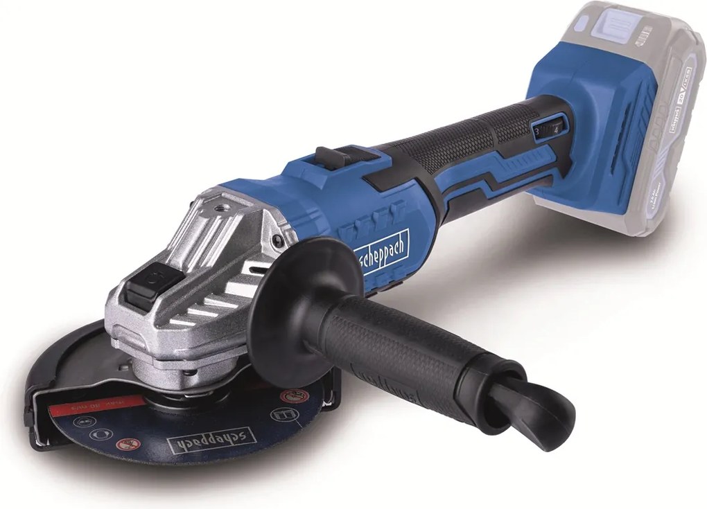 Scheppach C-AG125-X 20V IXES - akumulátorová úhlová bruska (bez akumulátoru a nabíječky)