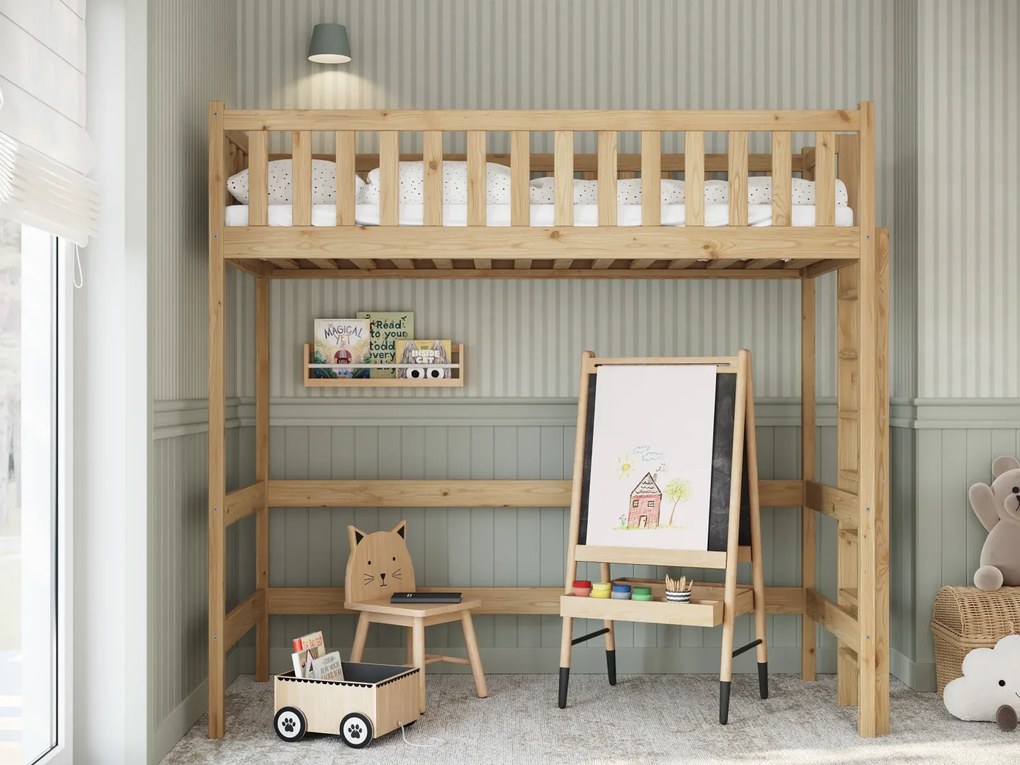 Rkids | Vyvýšená postel Livo Přírodní