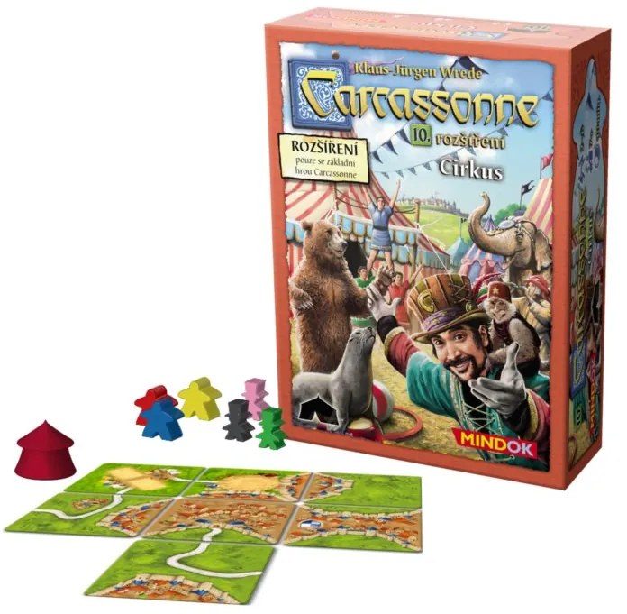 Rozšíření společenské hry carcassonne – cirkus 10. rozšíření