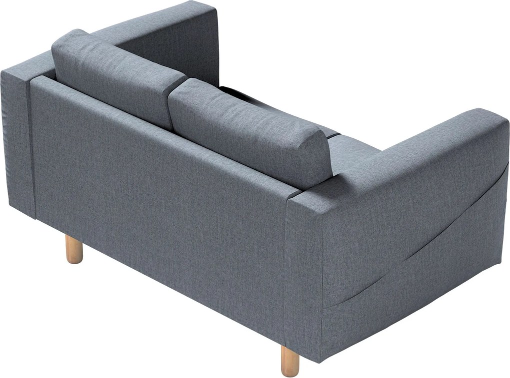 Potah na pohovku IKEA Norsborg 2-místná barva šedá látka pletený vzor