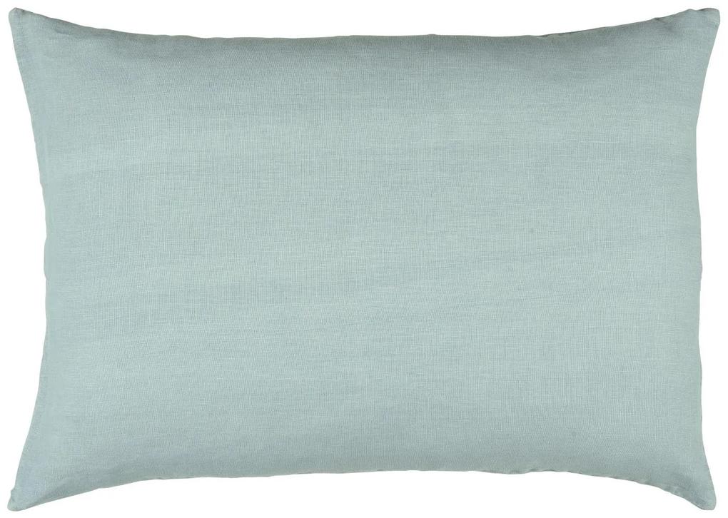 IB LAURSEN Lněný povlak na polštář Blue Shade 50 × 70 cm, modrá barva, textil