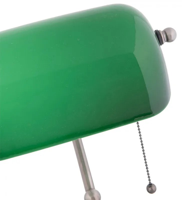 Stolní bankovní lampa GreenBank – 27x17x41 cm