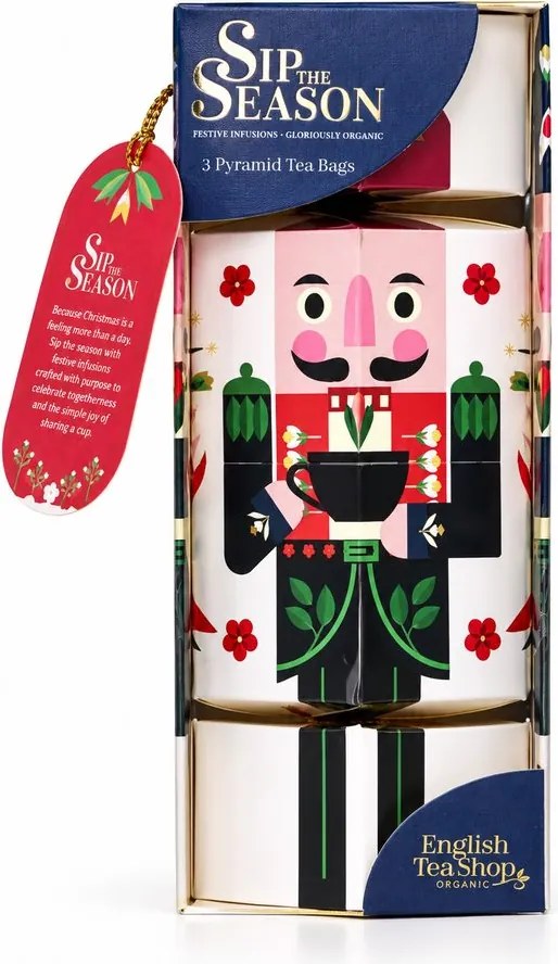 ENGLISH TEA SHOP Sada čajových figurek Louskáček 3 ks - bílá