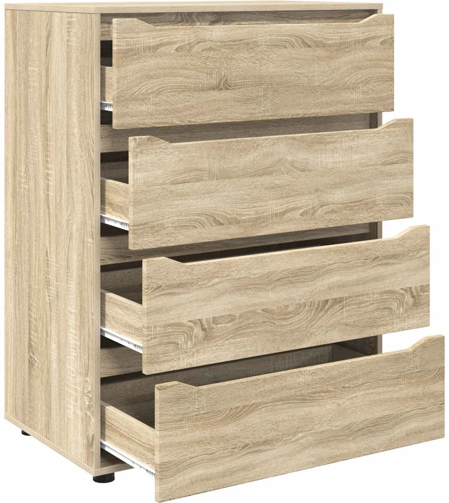 Úložné skříně 80 x 48 x 105 cm Kompozitní dřevo Sonoma dub 3406227