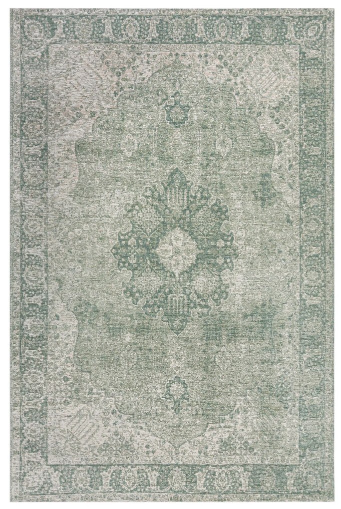 Flair Rugs, Kusový koberec Manhattan Antique Green, 155x230, zelená, ložnice