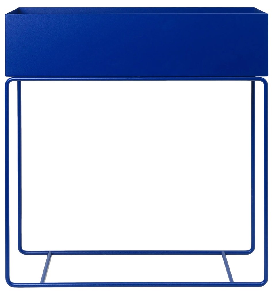 FERM LIVING Truhlík Plant Box, Bright Blue