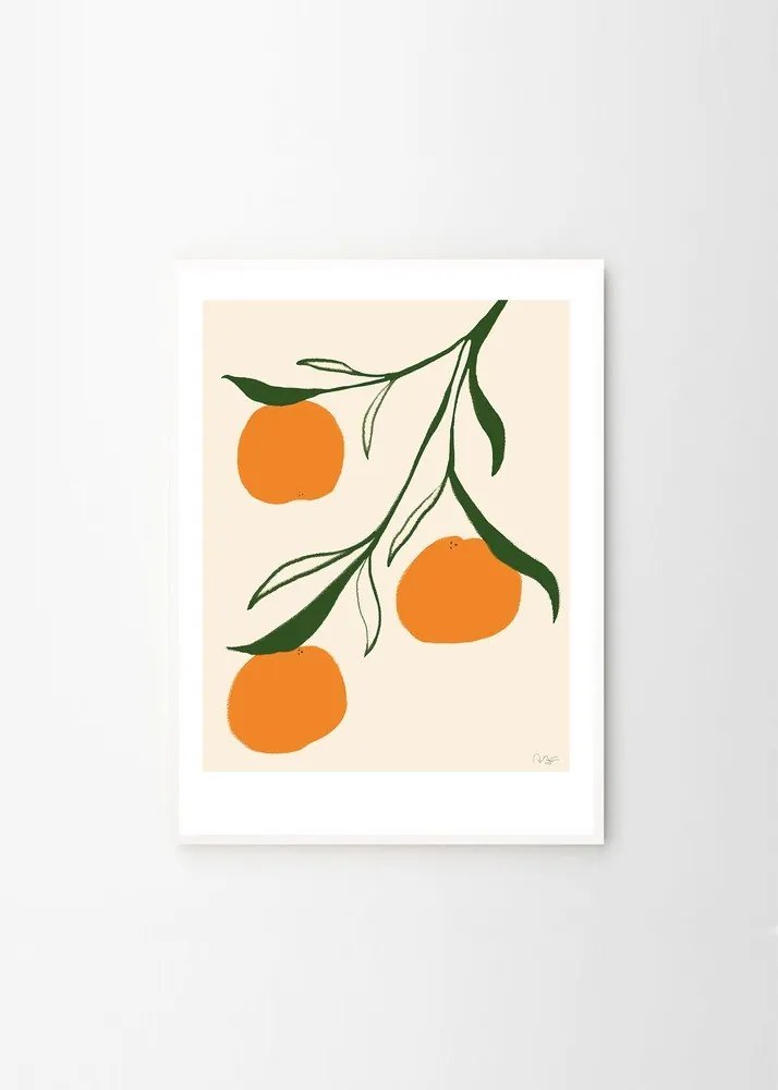 Plakát 30x40 cm Orange – Anna Mörner – The Poster Club
