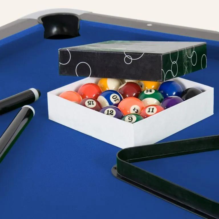 GamesPlanet® 1391 Kulečníkový stůl pool billiard kulečník s vybavením, 7 ft
