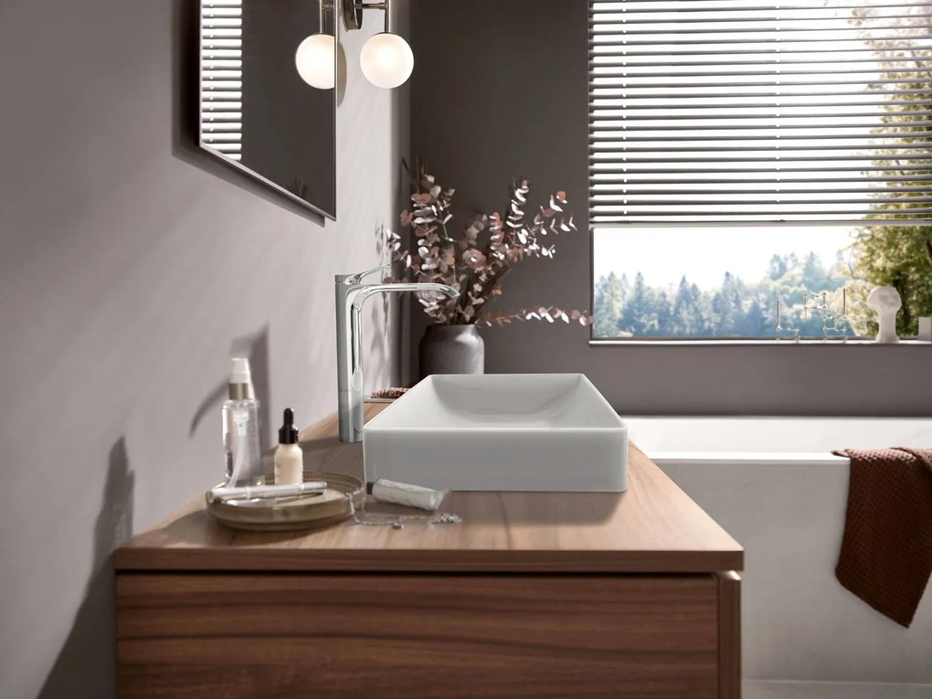 Hansgrohe Vivenis, umyvadlová baterie 250, s výpustí, EcoSmart, chromová, 75040000