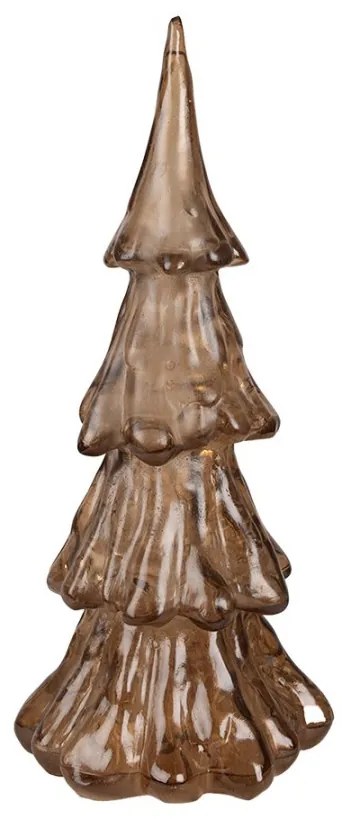Bronzový svítící vánoční stromek Led Tree L - Ø 14*33 cm